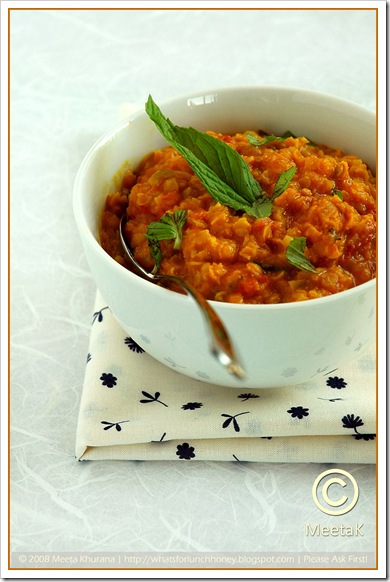 What's For Lunch Honey?: Creamy Coconut Red Lentils with Couscous
